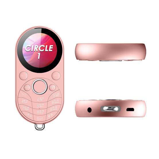 itel Circle 1 Unique Design, Round Screen, Dual SIM Phone - Pink ...